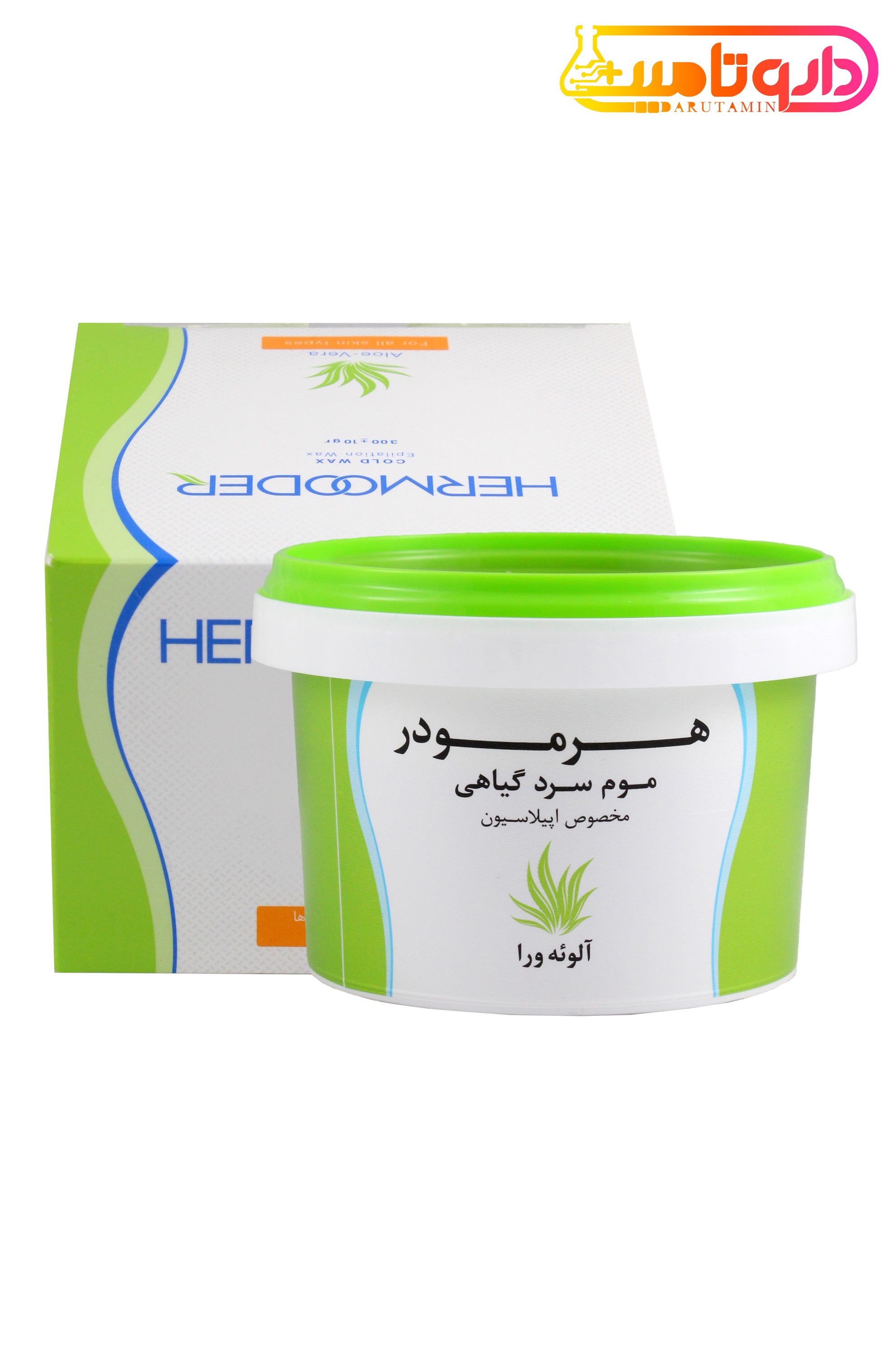 خرید موم سرد گیاهی هرمودر با عصاره آلوئه‌ورا