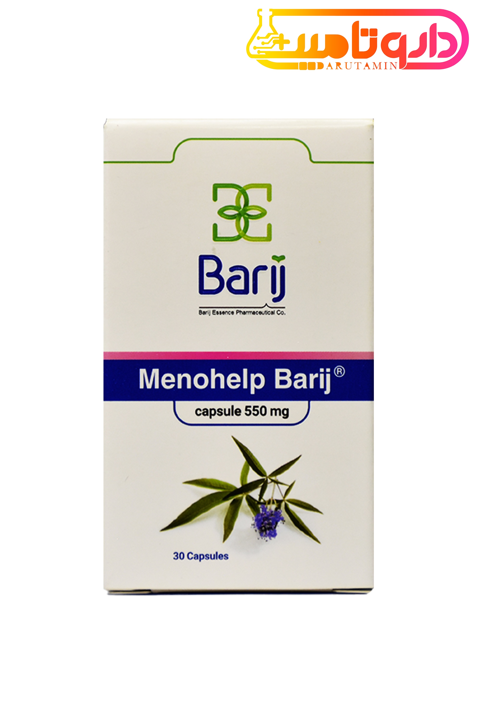 خرید کپسول منوهلپ 550 میلی گرم باریج در داروخانه داروتامین