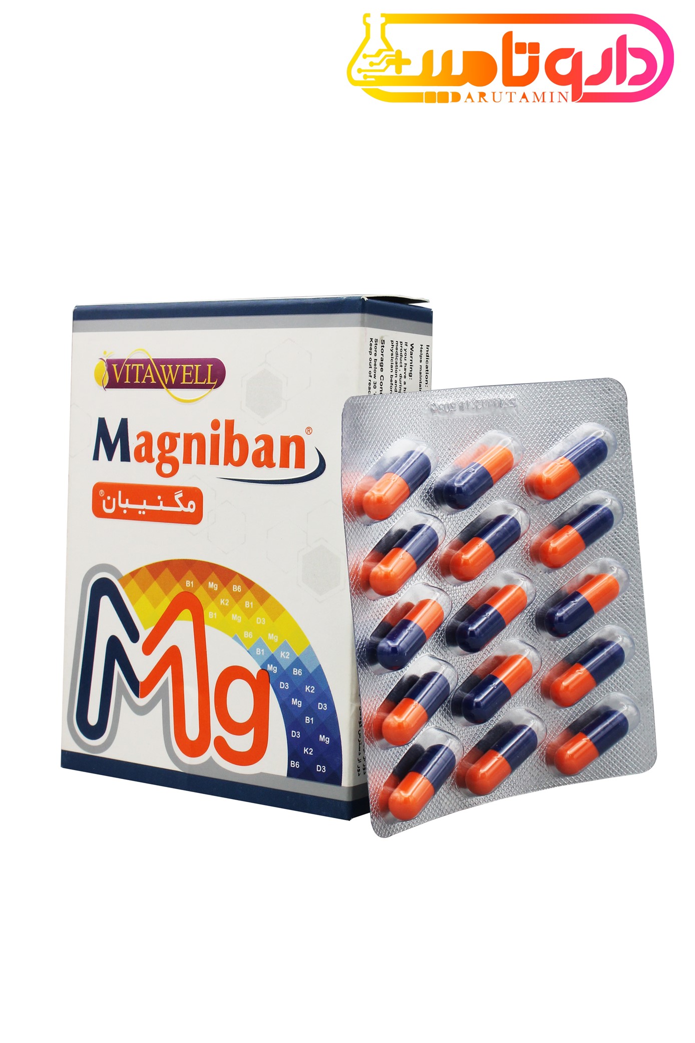 خرید کپسول مگنیبان ویتاول در داروخانه داروتامین