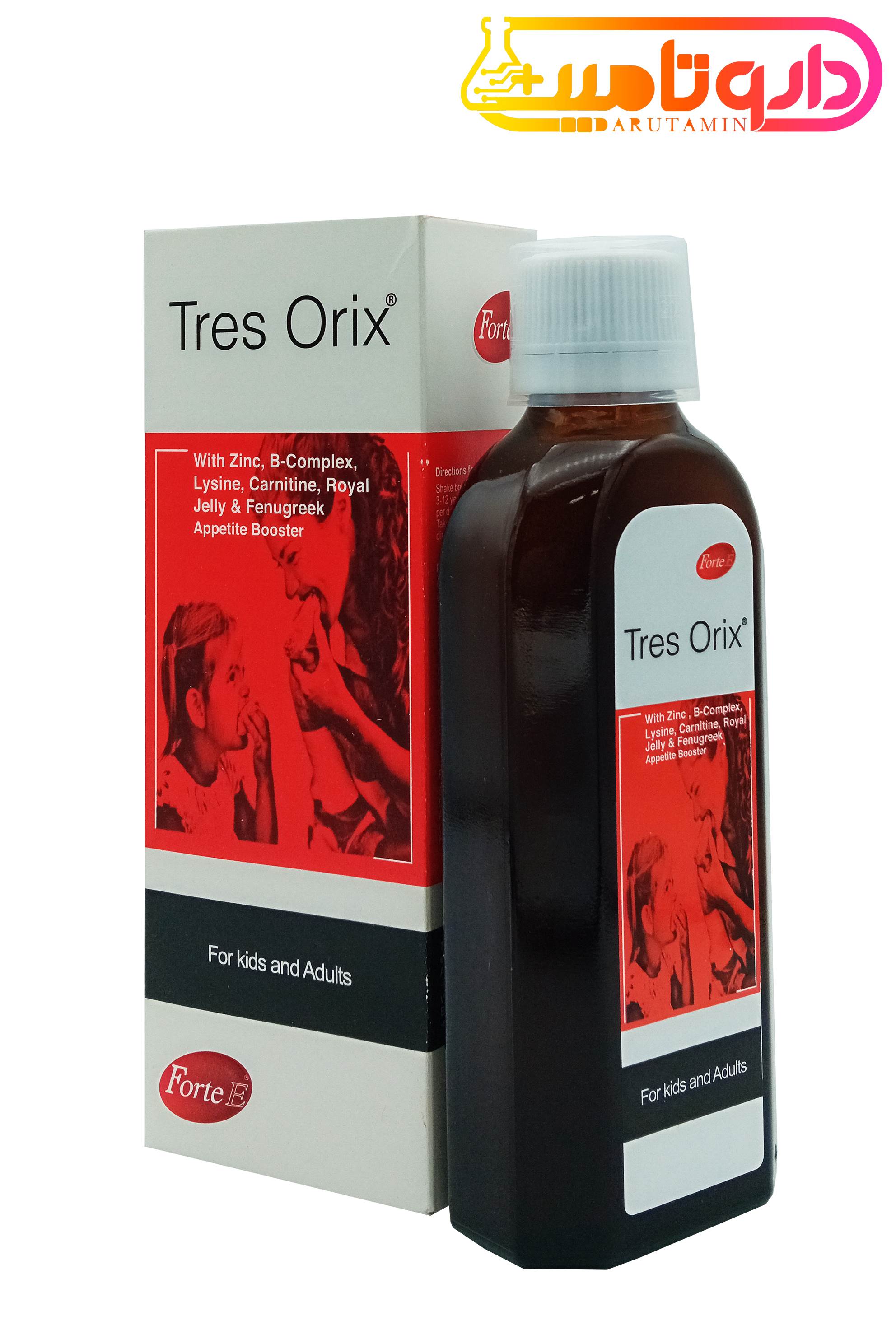 خرید شربت تریس اوریکس فورت ای در داروخانه داروتامین