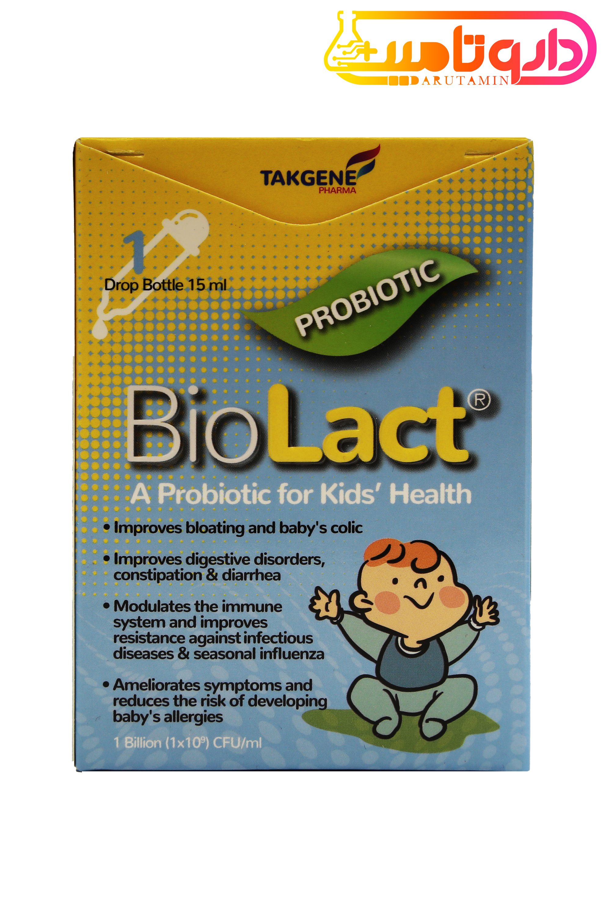 خرید قطره بایولاکت تک ژن فارما در داروخانه داروتامین