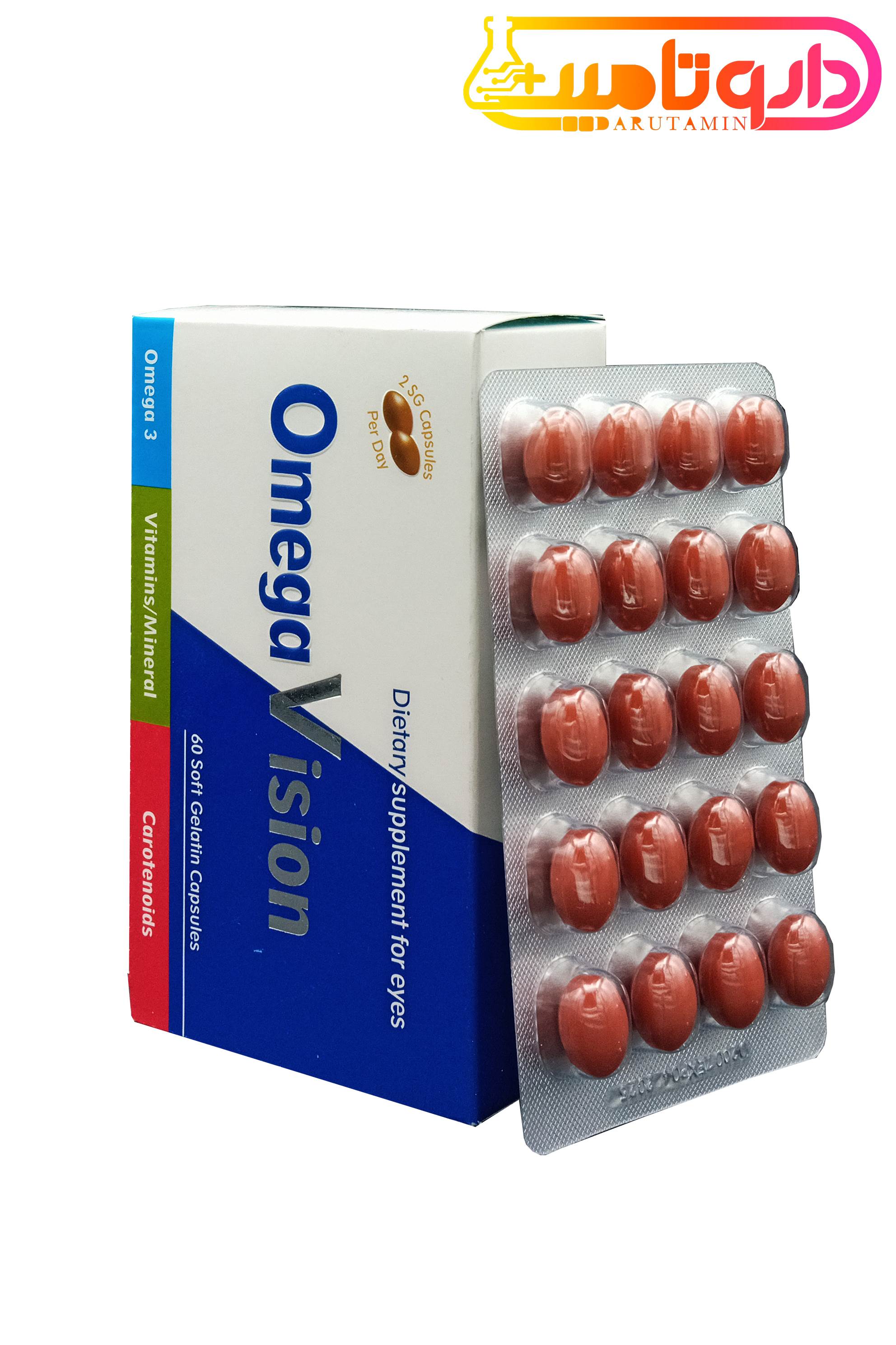 خرید کپسول امگا ویژن دانا فارما در داروخانه داروتامین