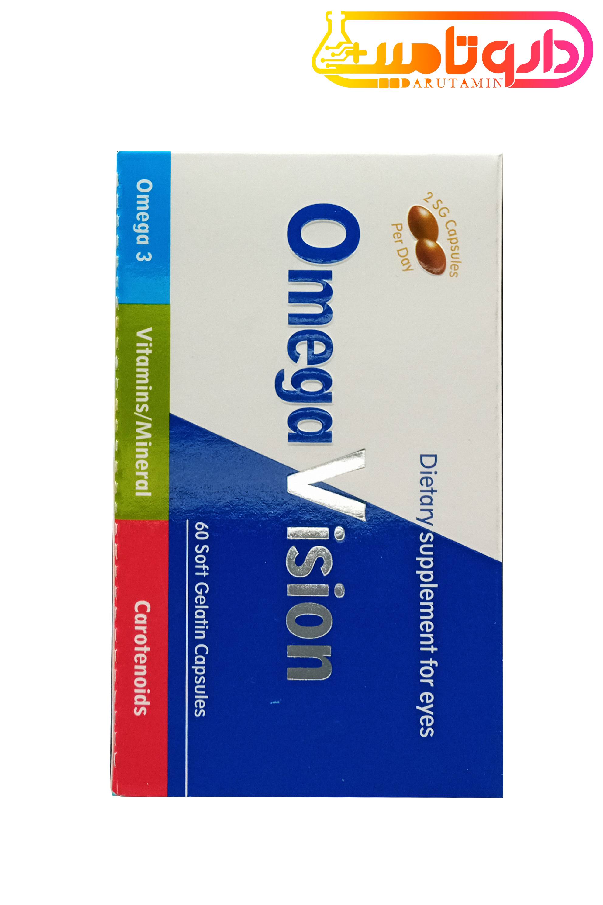 خرید کپسول امگا ویژن دانا فارما در داروخانه داروتامین