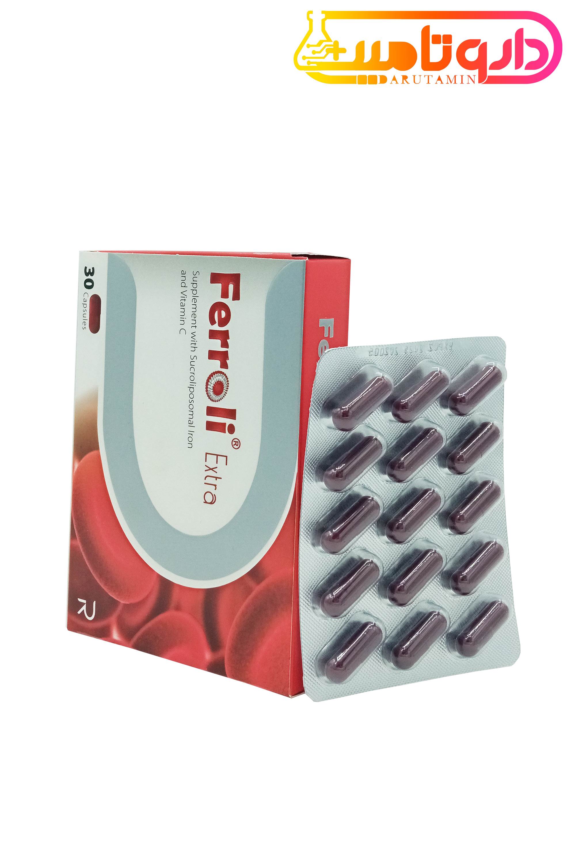 خرید مکمل آهن و ویتامین فرولی اکسترا رستاژن