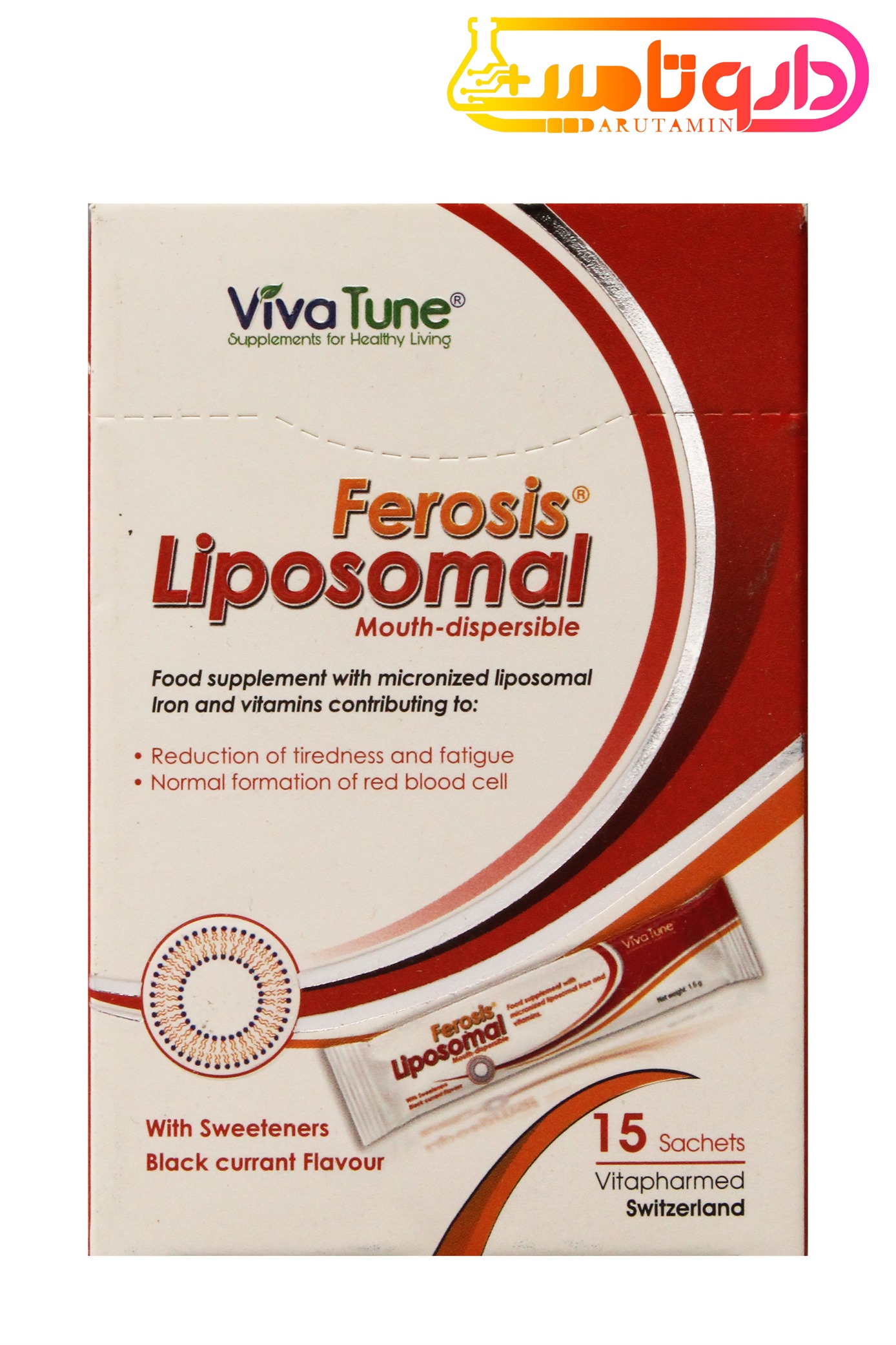 خرید ساشه دایرکت لیپوزومال فروسیس ویواتون در داروخانه داروتامین