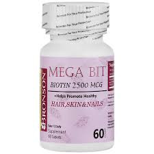 خرید کپسول مگابیت بیوتین 2500 میکروگرم برونسون در داروخانه داروتامین