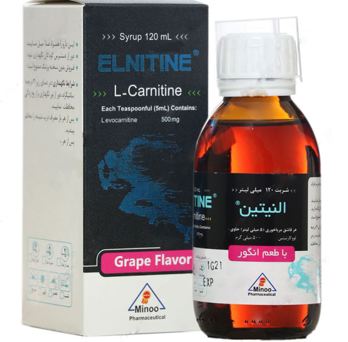 خرید شربت النیتین ال کارنیتین مینو در داروخانه داروتامین