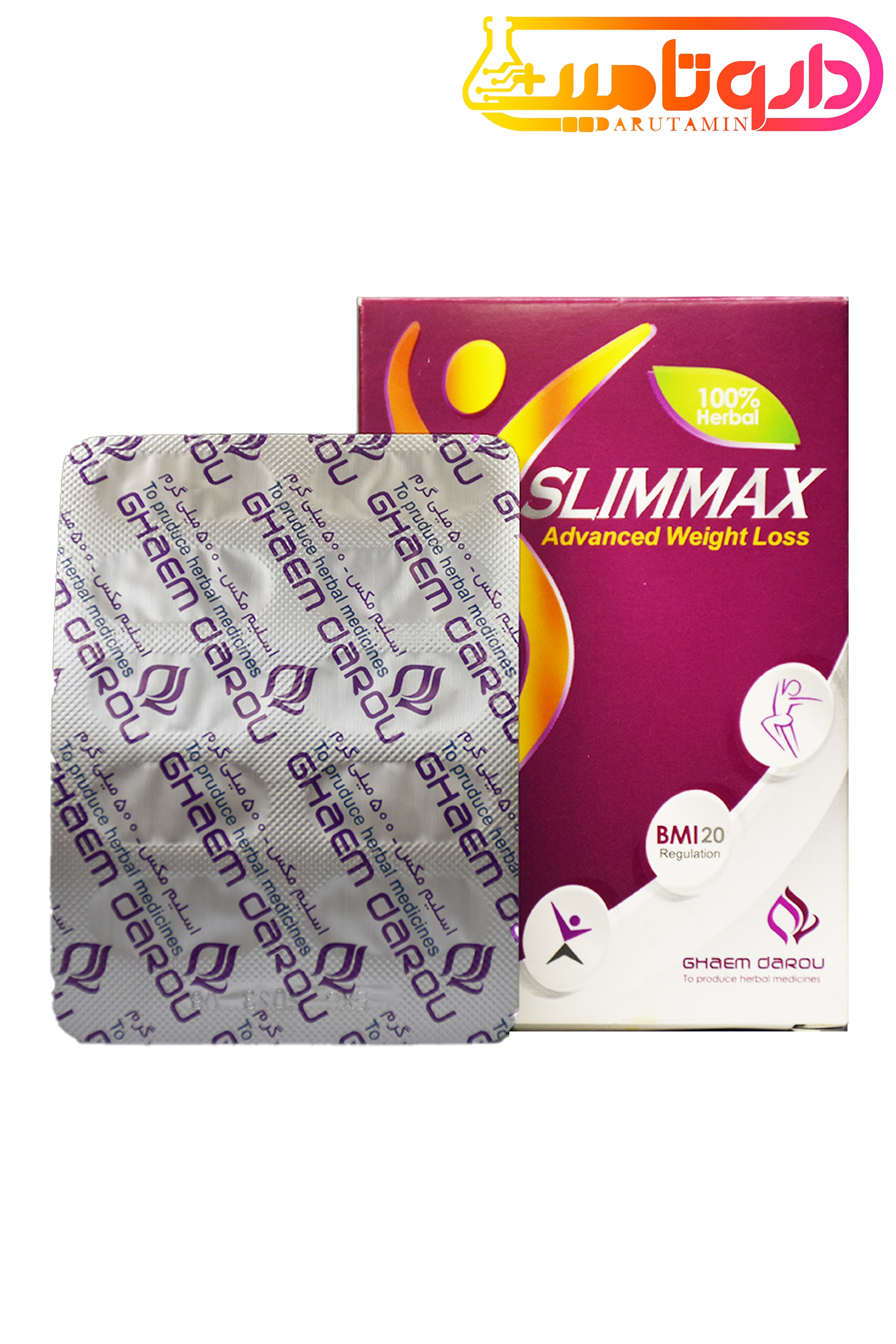 خرید کپسول اسلیم مکس قائم دارو در داروخانه داروتامین