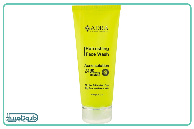 خرید آدرا ژل شستشوی صورت مناسب پوست چرب و دارای آکنه در داروخانه داروتامین
