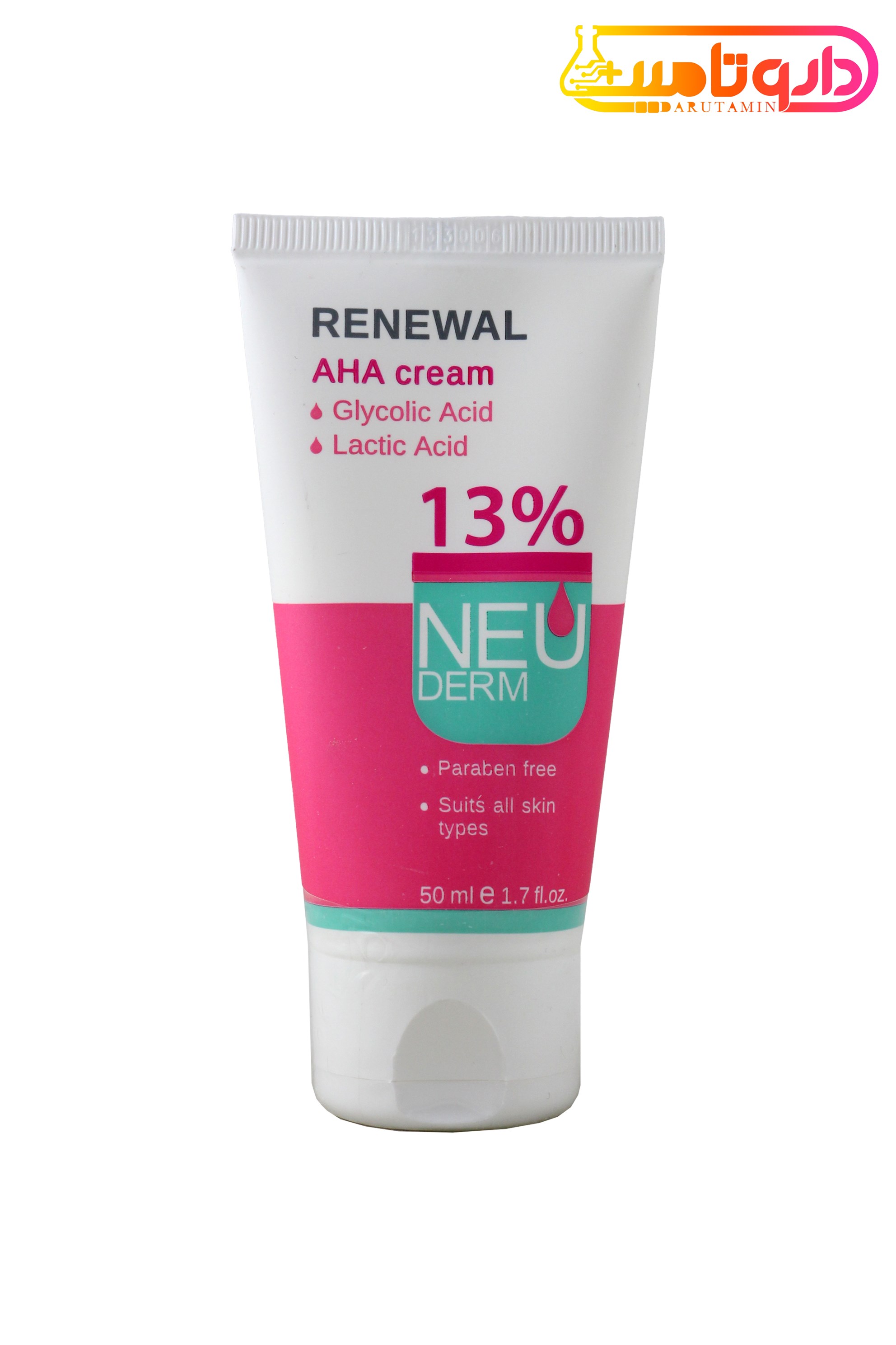 خرید نئودرم کرم آ اچ آ 13 درصد رینیوال (لایه بردار) در داروخانه داروتامین