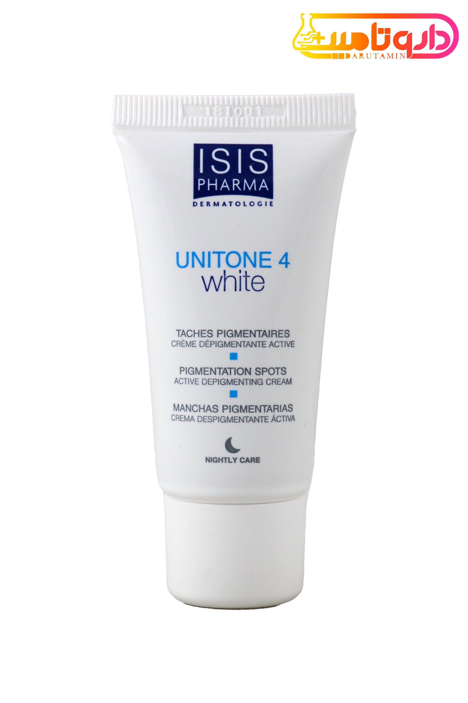 خرید آیسیس فارما کرم یونیتون 4 وایت در داروخانه داروتامین