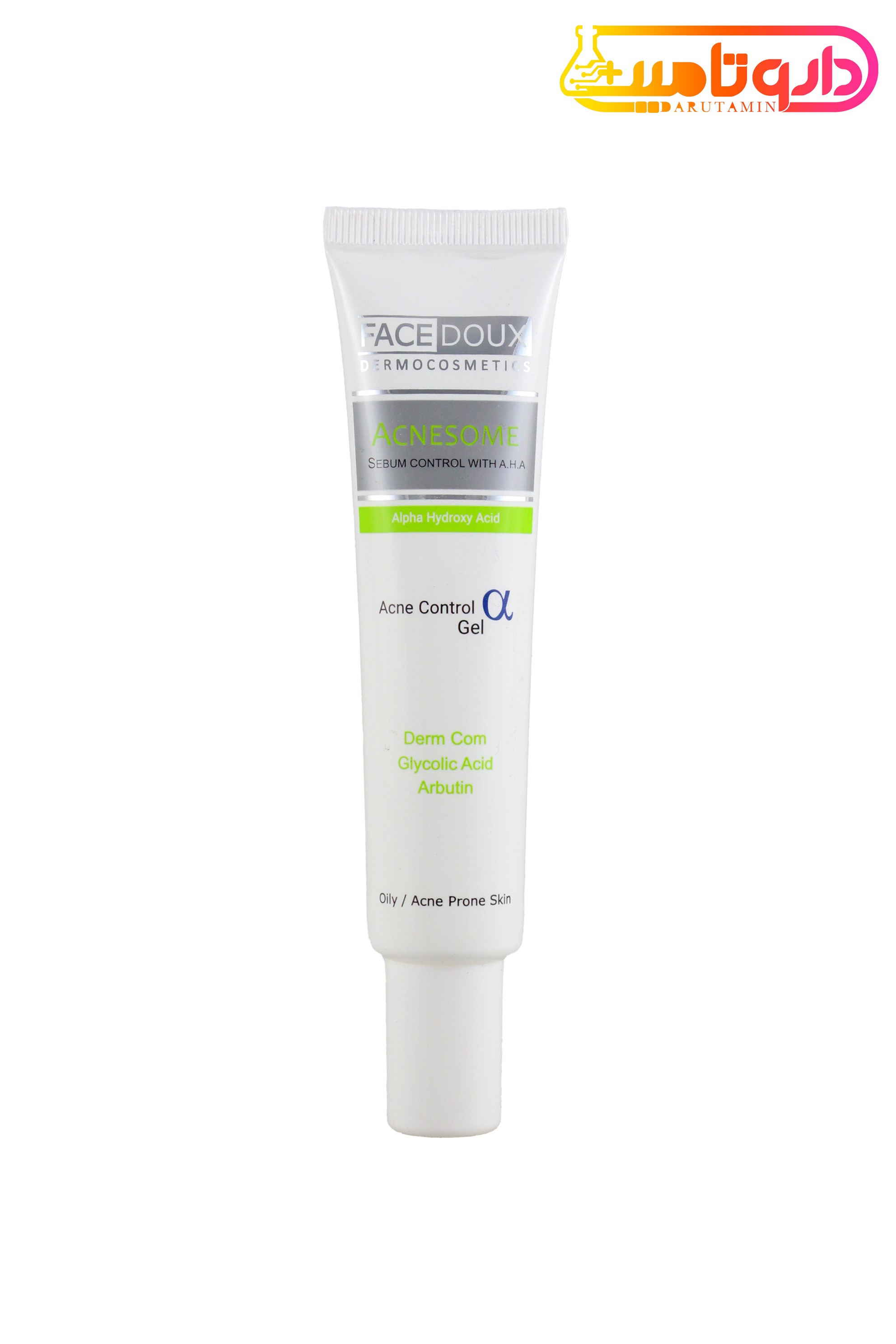 خرید فیس دوکس ژل کنترل کننده چربی حاوی AHA آکنه زوم آلفا در داروخانه ...