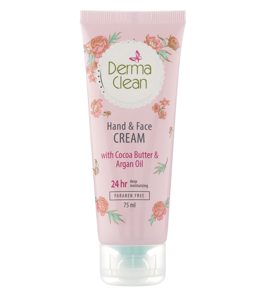 خرید درما کلین کرم دست و صورت حاوی کوکوباتر و روغن آرگان در داروخانه ...