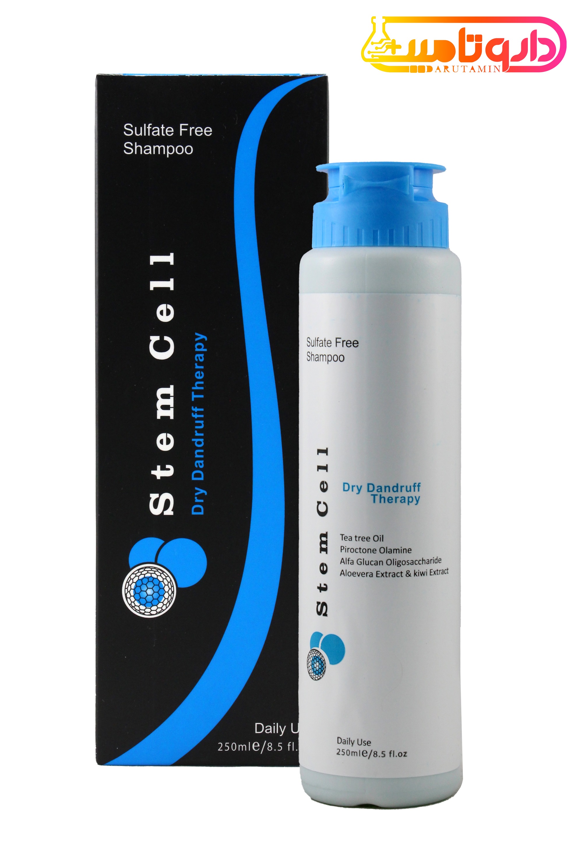 خرید استم سل شامپو مناسب شوره خشک در داروخانه داروتامین