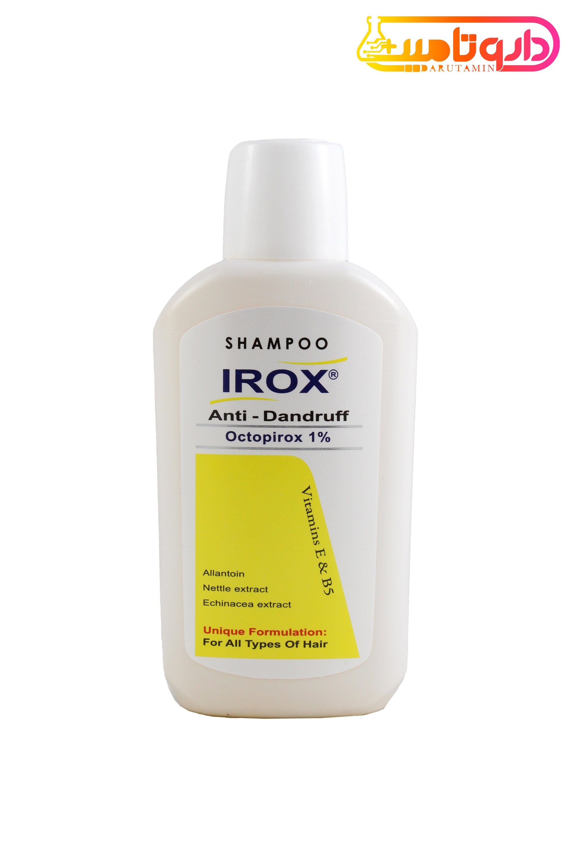 خرید ایروکس شامپو ضد شوره (اکتوپیروکس 1%) در داروخانه داروتامین