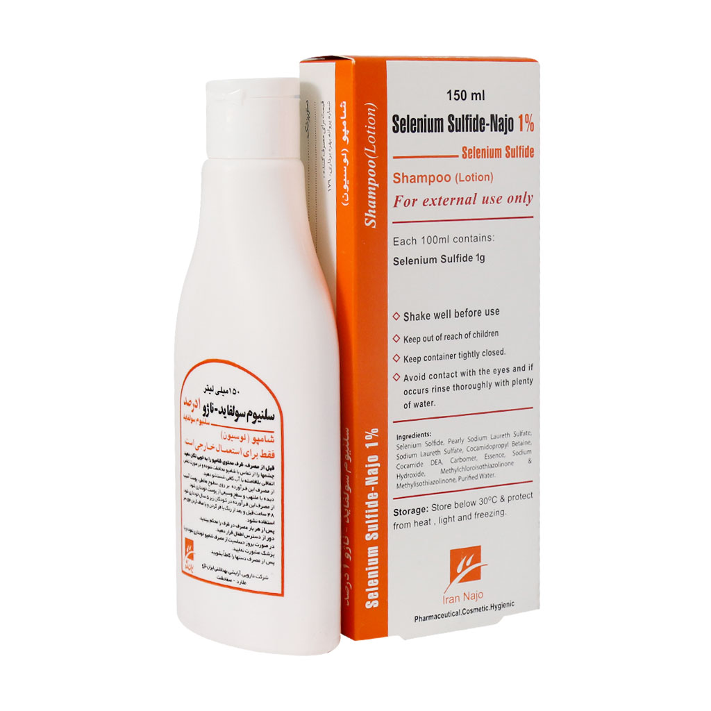 خرید ناژو شامپو (لوسیون) سلنیوم سولفاید 1 درصد در داروخانه داروتامین