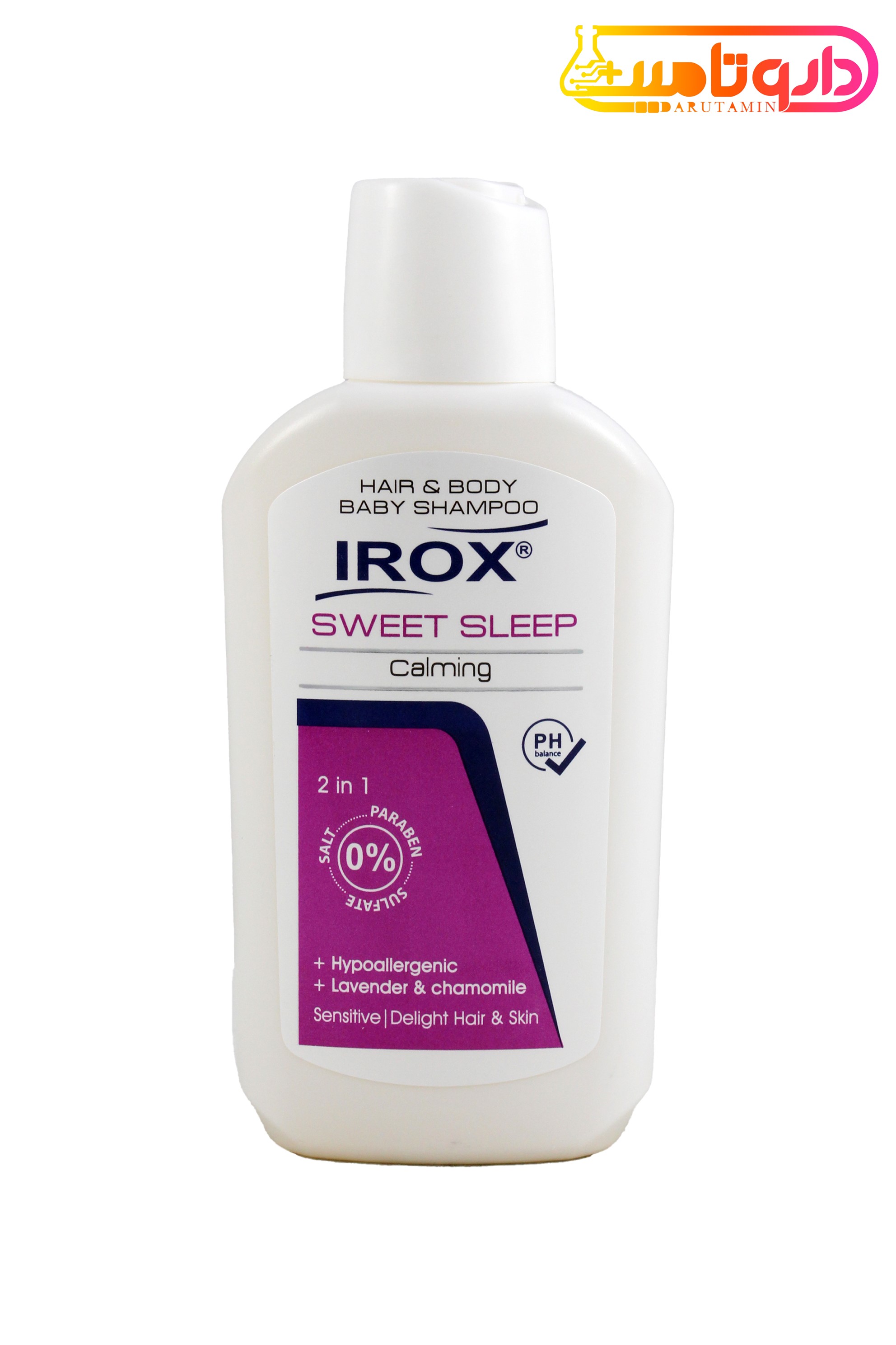 خرید ایروکس شامپو سر و بدن بچه سوییت اسلیپ در داروخانه داروتامین