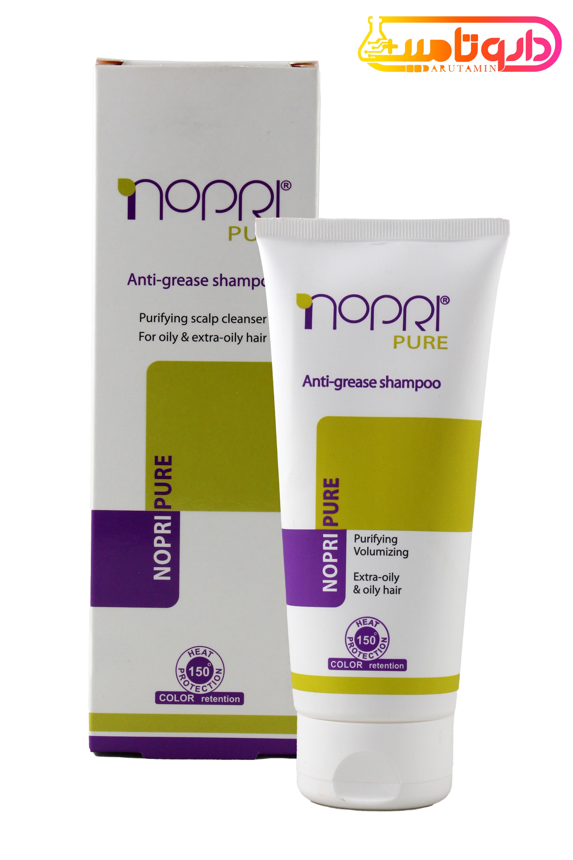 خرید نوپریت شامپو کنترل کننده چربی نوپری پیور در داروخانه داروتامین