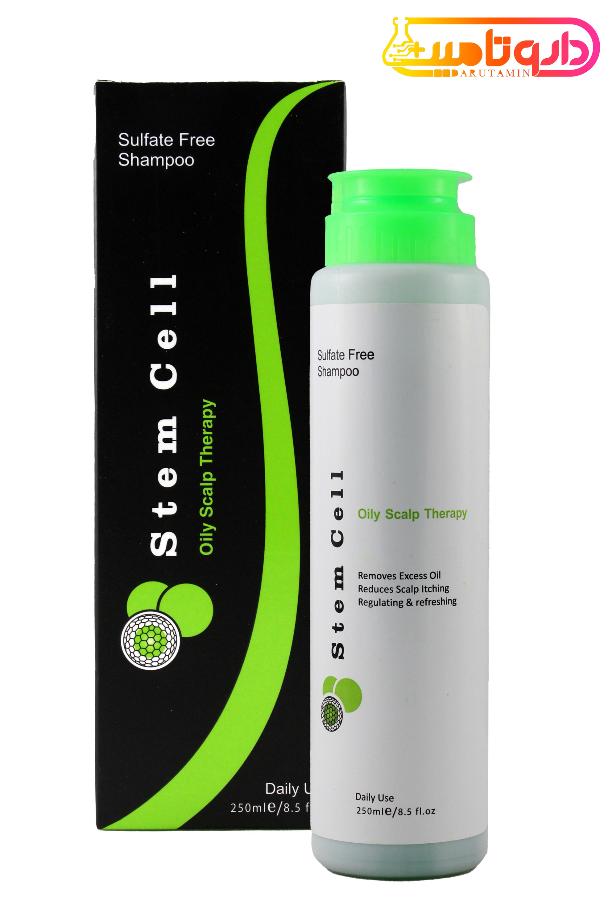 خرید استم سل شامپو مناسب برای موهای چرب در داروخانه داروتامین